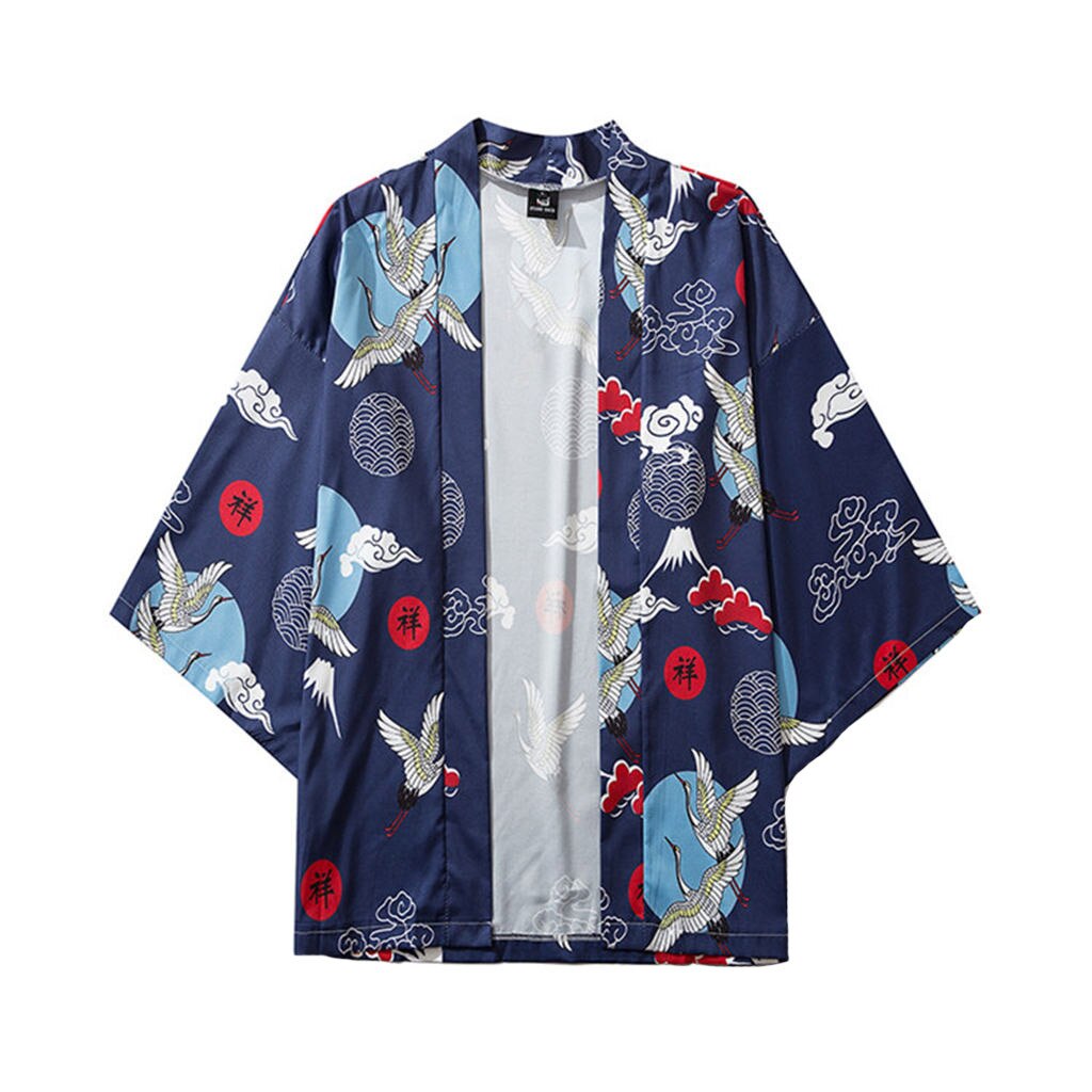 Japanese Kimono Traditional Yukata Kimono Cardigan... – Grandado