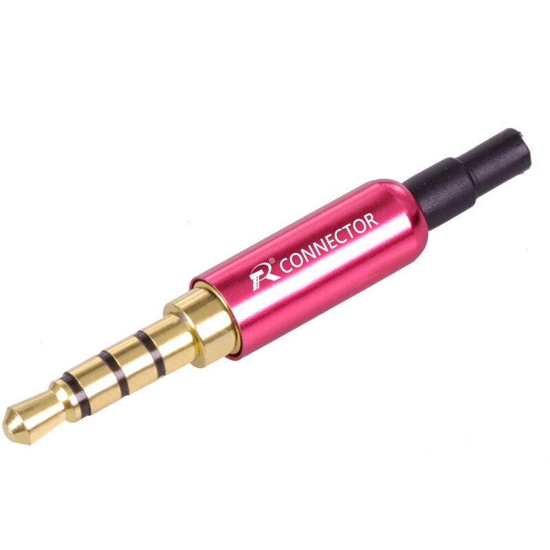 1PC Aluminum MINI Jack 3.5mm 4Pole Gold-plated Ear... – Grandado