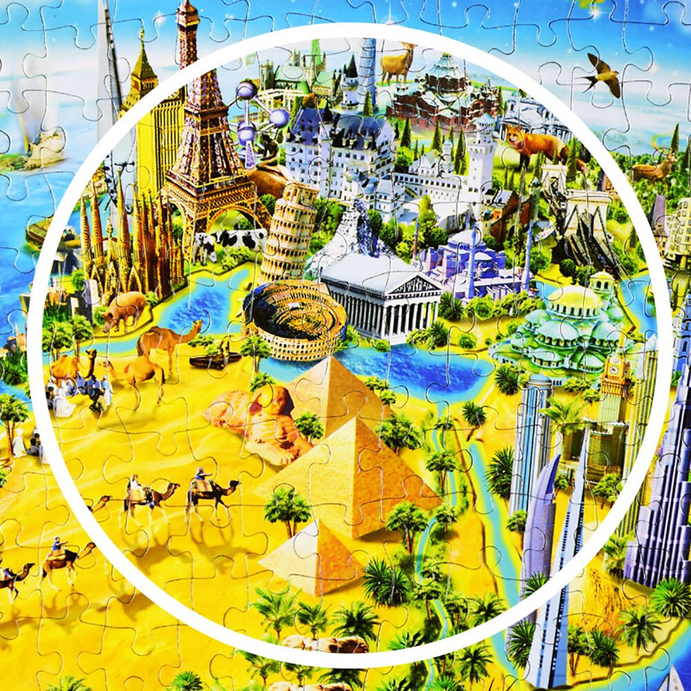 1000 Pieces Thickened Paper Jigsaw Puzzle Educatio... – Grandado