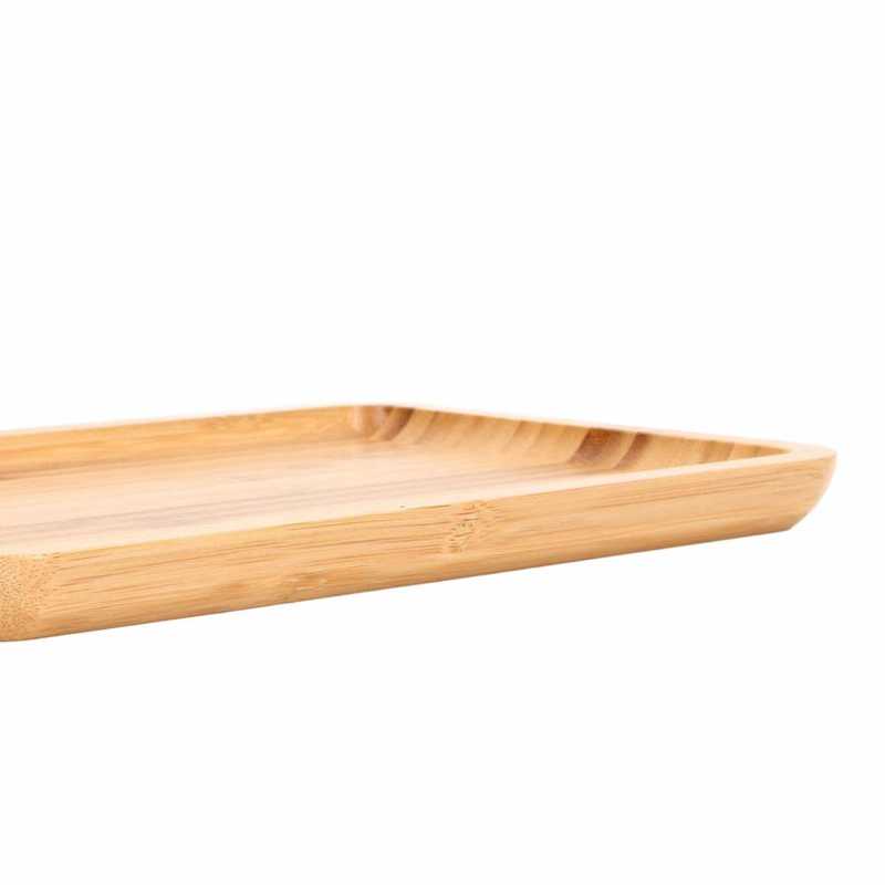 Bamboo Serving Plate Bamboo Tray Rounded Corner fo... – Vicedeal