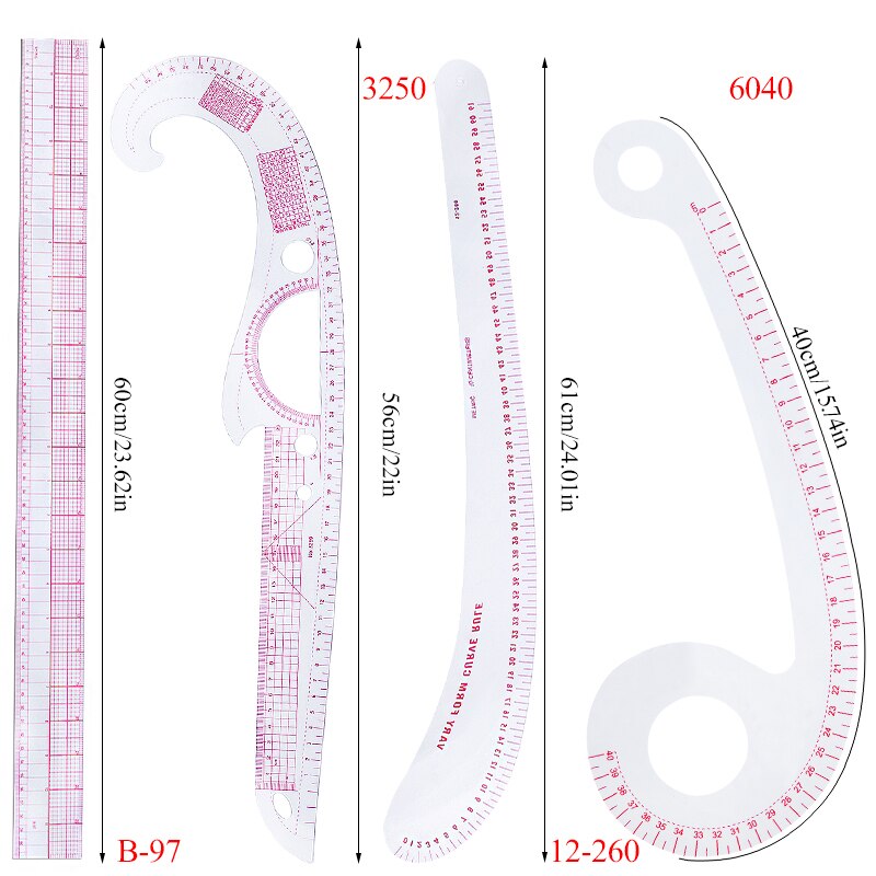 LMDZ Tailor Measuring Kit Sewing Drawing Ruler Fre... – Grandado