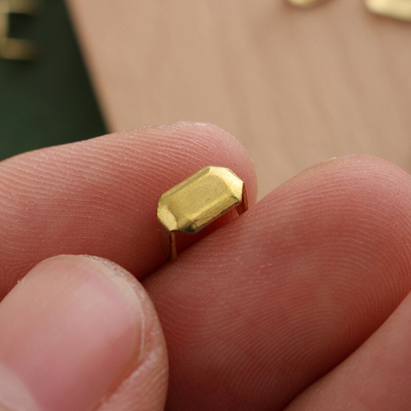 50/100 Pcs Brass Leather Staples Copper Belt Loops... – Vicedeal