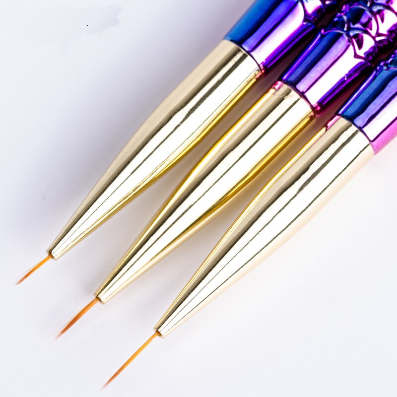 3 kpl/setti kynsienkoristelu sivellin rajausviiva ... – Vicedeal