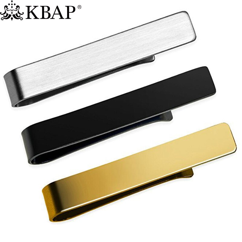 KBAP Mens Classic Metal Tie Bar Clip Stainless Ste... – Vicedeal