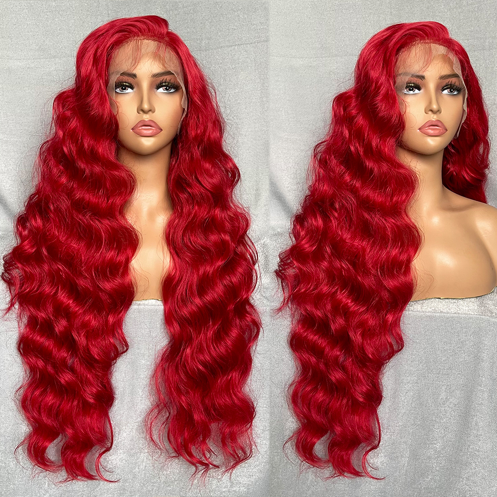 X-TRESS Long Straight Layered Wigs 13X6 Lace Front... – Grandado