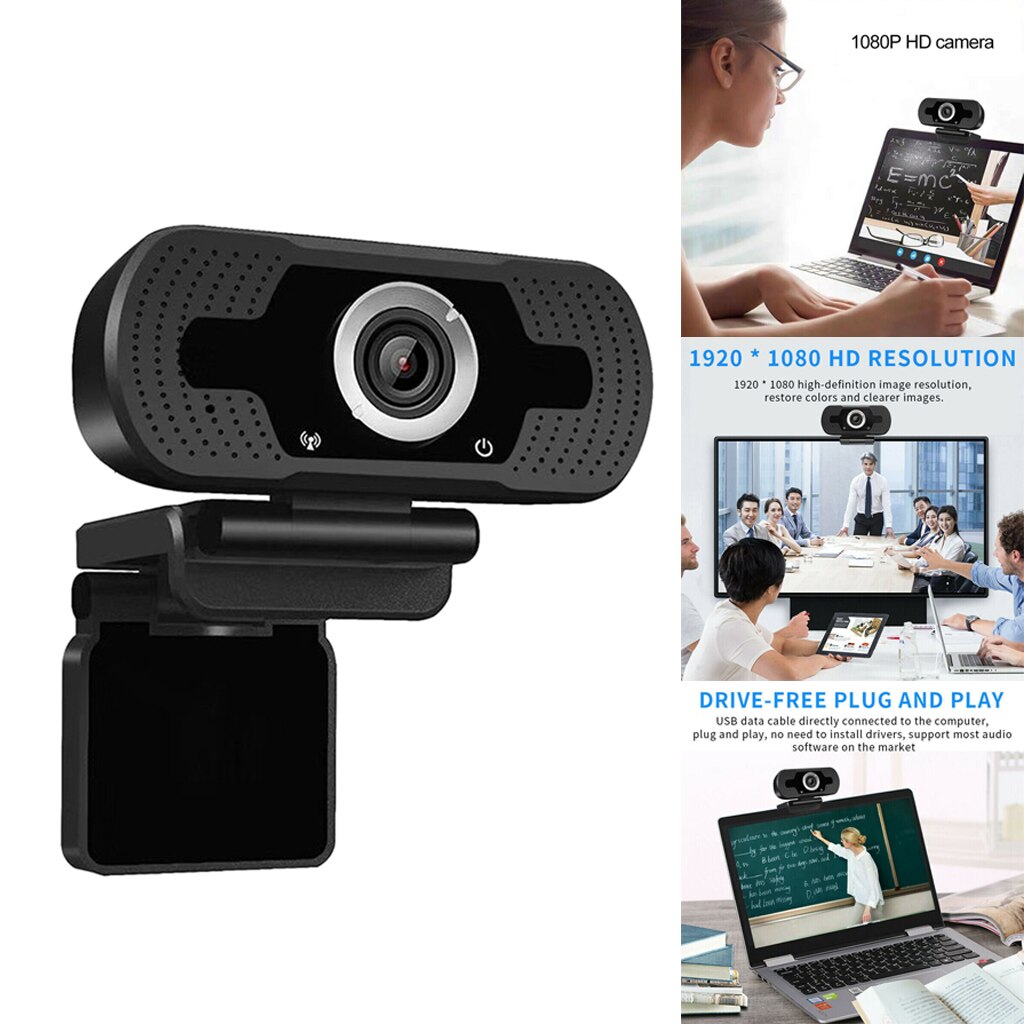 HD Webcam 1080P Web Camera with Microphone for PC ... – Vicedeal