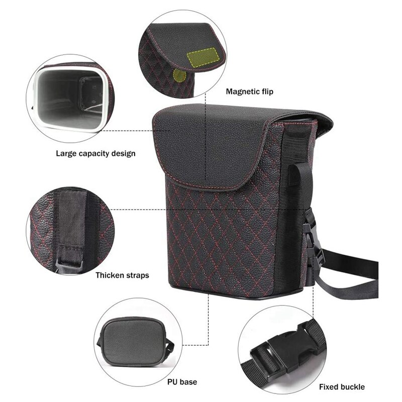Multifunctional Portable Car Storage Box with Lid ... – Grandado