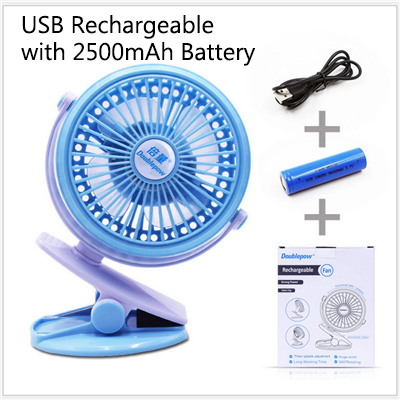 USB Aufladbare Clip Desktop/Tabelle Fan Tragbare M... – Vicedeal