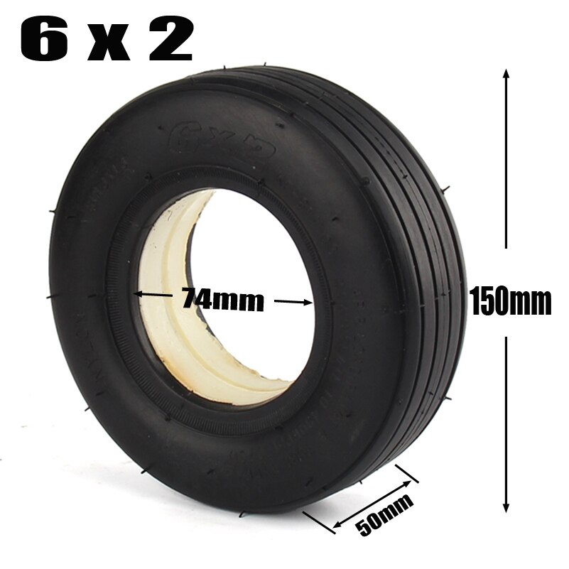 6X2 Solid tire without inner tube tire Electric Sc... – Grandado