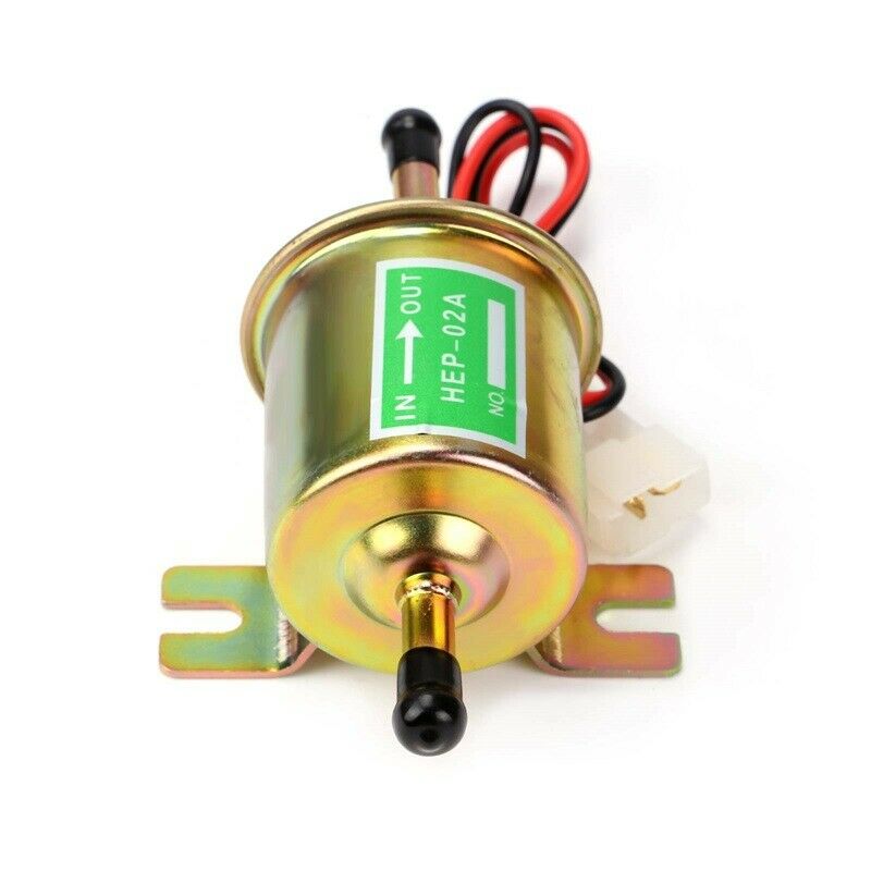 golden aluminium 12V Universal Car Boat Fuel Pump ... – Grandado