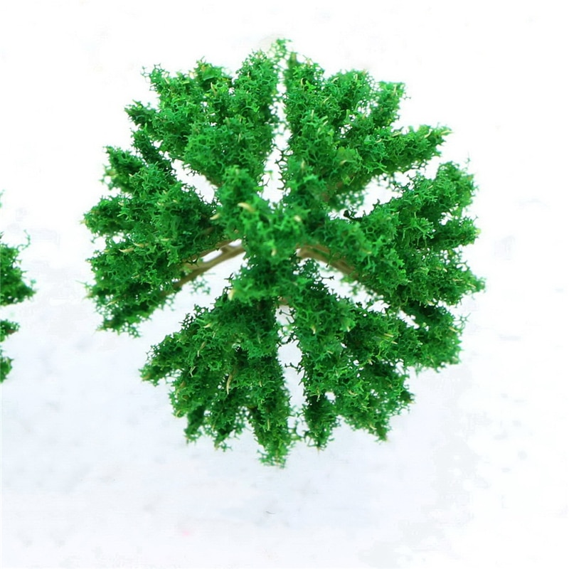 10Pcs/Pack Dark Green Model Trees Scale Train Park... – Vicedeal