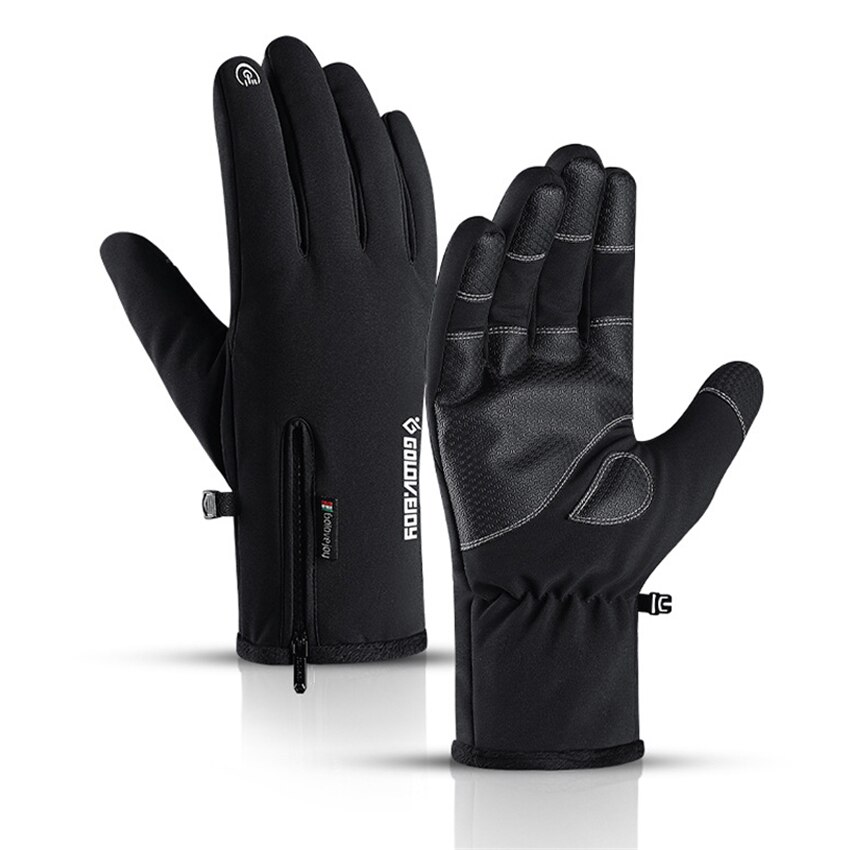 Vinterhandskar för män vattentäta vindtäta dragked... – Grandado