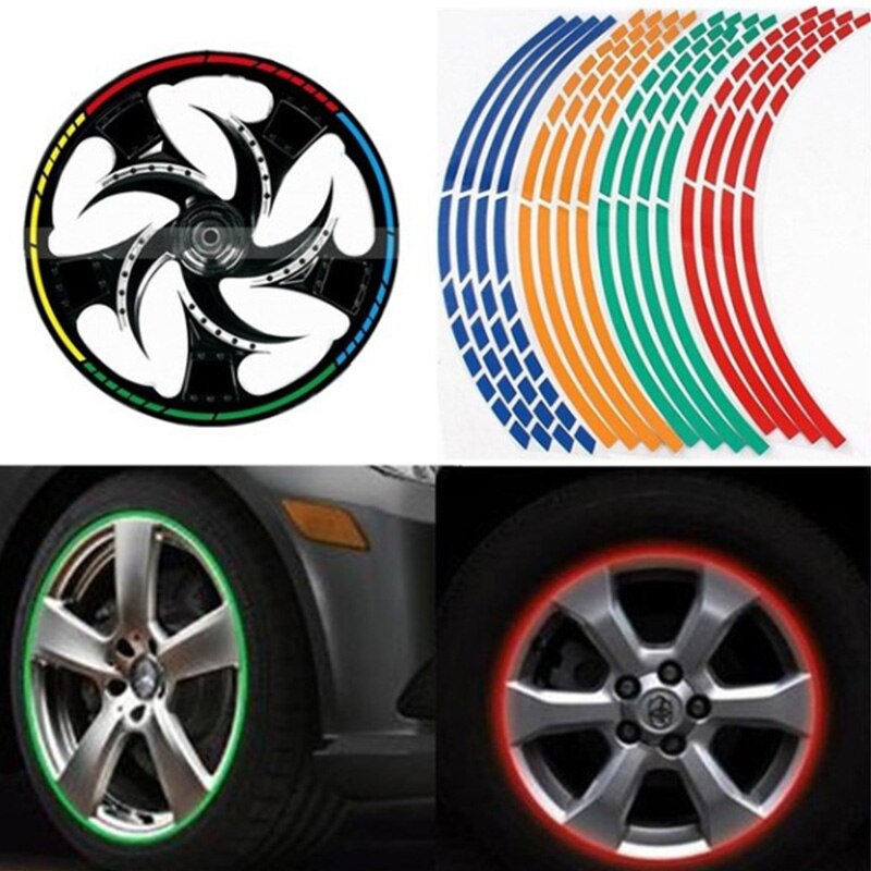 16Pcs 17"18" Strips Motorcycle Car Wheel Tire Stic... – Grandado