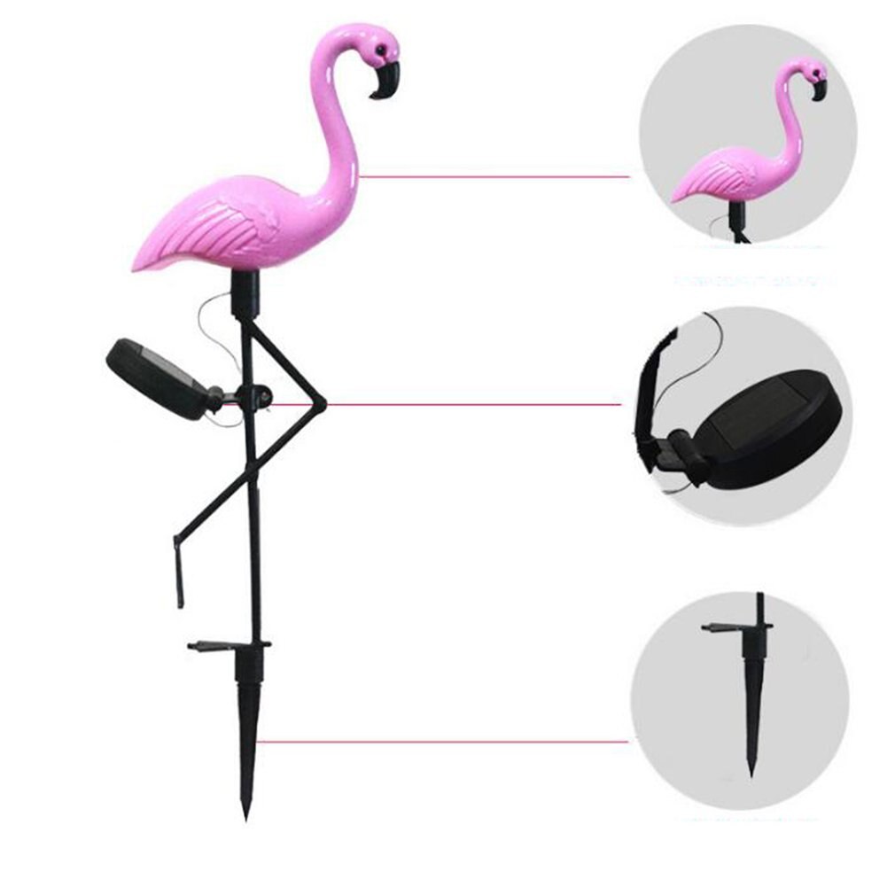Led Flamingo Waterproof Solar Lawn Light Outdoor G... – Grandado