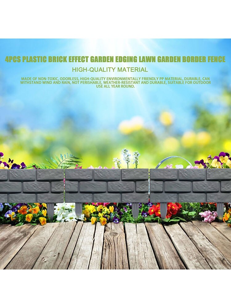 4 Pcs Tuin Landschapsarchitectuur Hek Grens Plasti... – Vicedeal