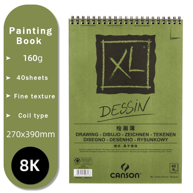 CANSON XL Series Painting Book 16K/8K/A4/A3 Sketch... – Grandado