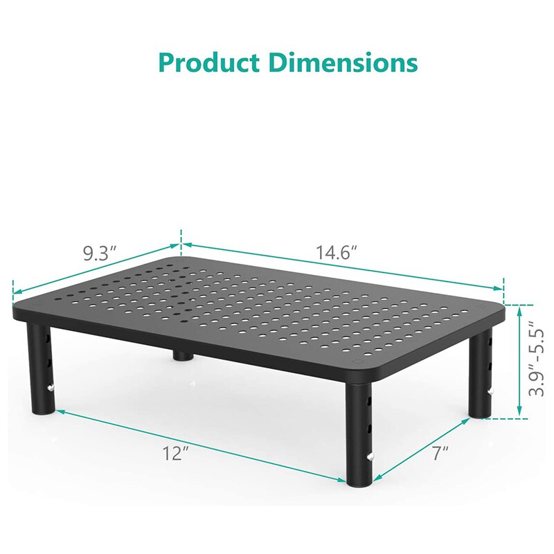 Monitor Stand Riser Voor Computer, Laptop, Printer... – Grandado