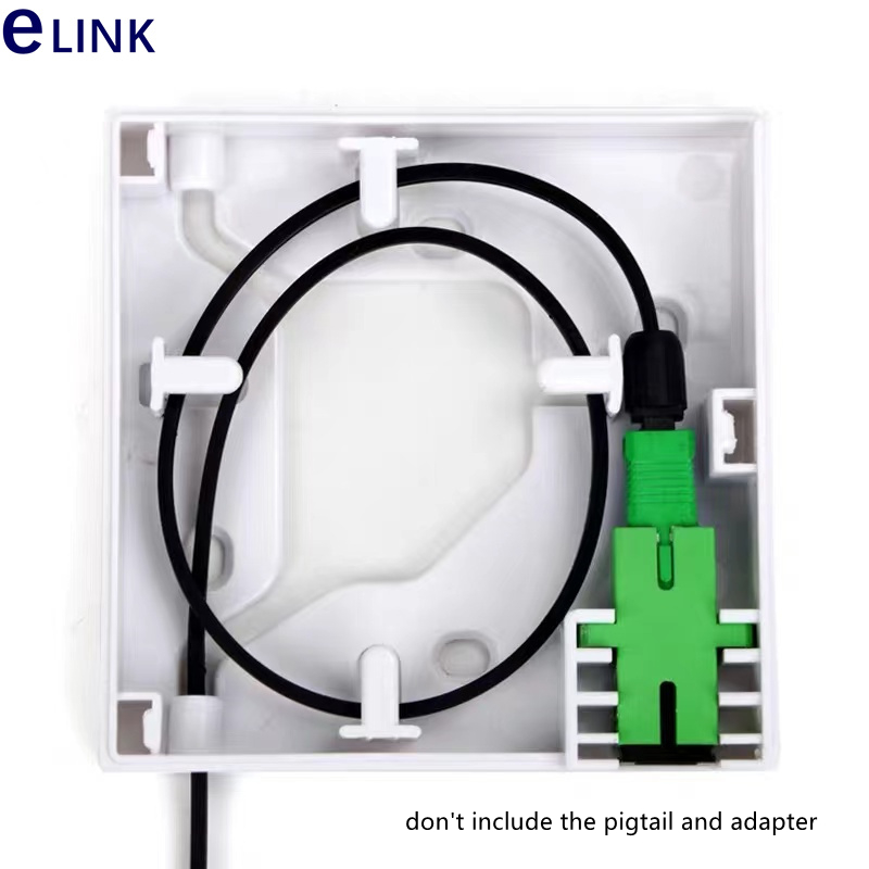 30 pcs 1 port ftth faceplate without adapter SM MM... – Grandado