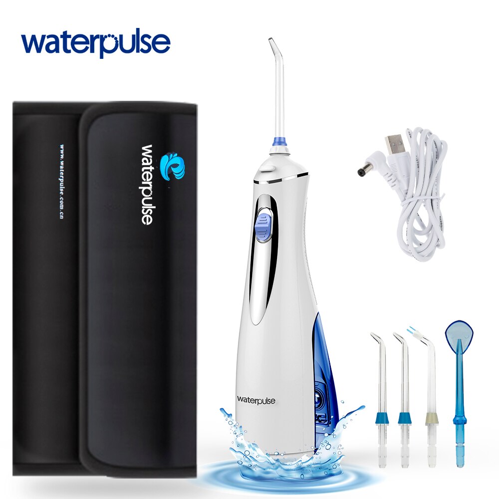 Waterpulse V400 4 Tips Dental Flosser Portable Cor... – Grandado