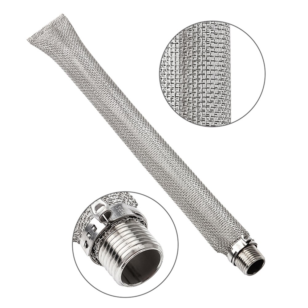 12 inch Stainless Steel Bazooka Screen 1/2'' NPT F... – Vicedeal