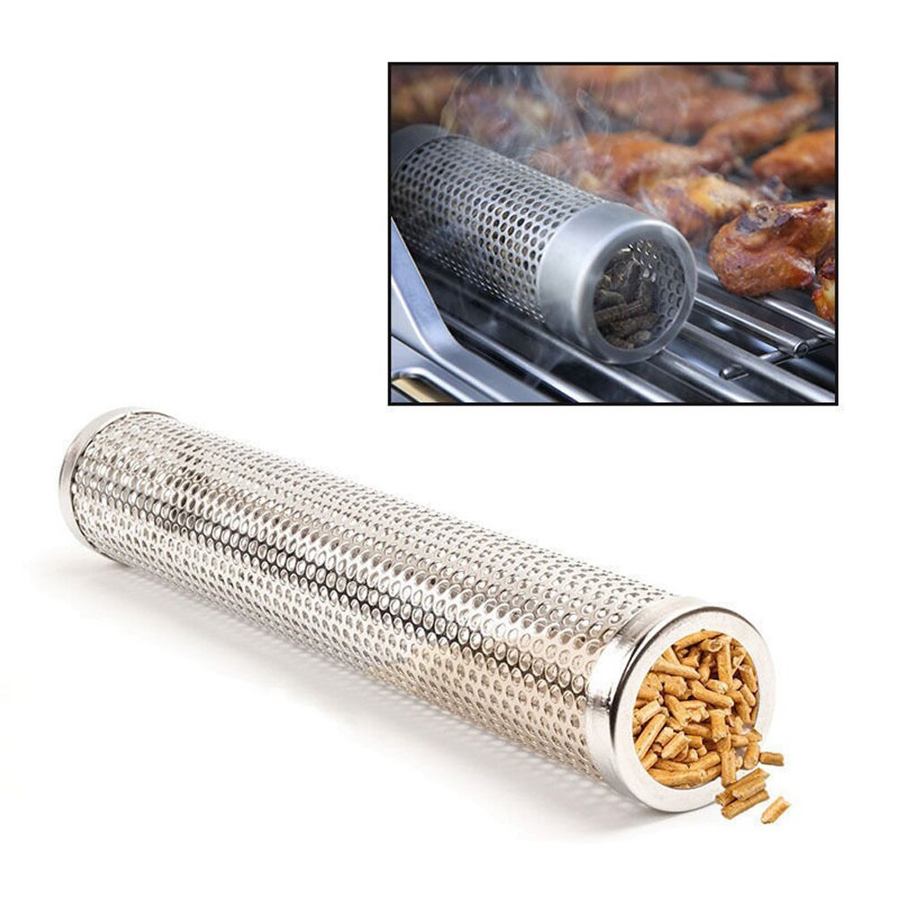 Stainless Steel Pellet Smoker Tube Outdoor Cooking... – Grandado