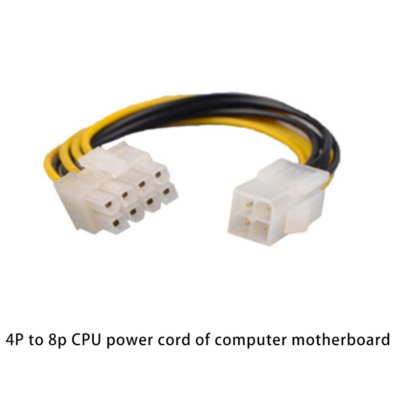 10Pcs 4 Pin Male to 8 Pin Female CPU Power Convert... – Grandado