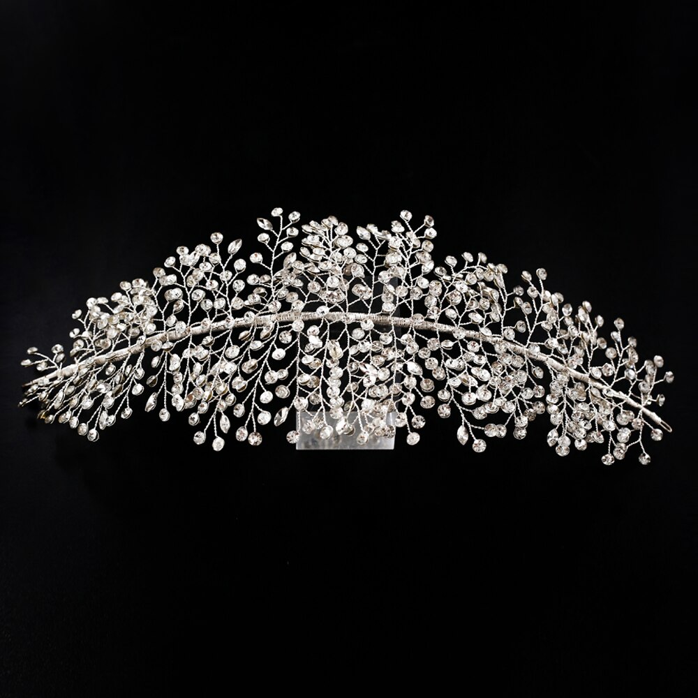 Cinta para el pelo hecha a mano con flores blancas... – Grandado