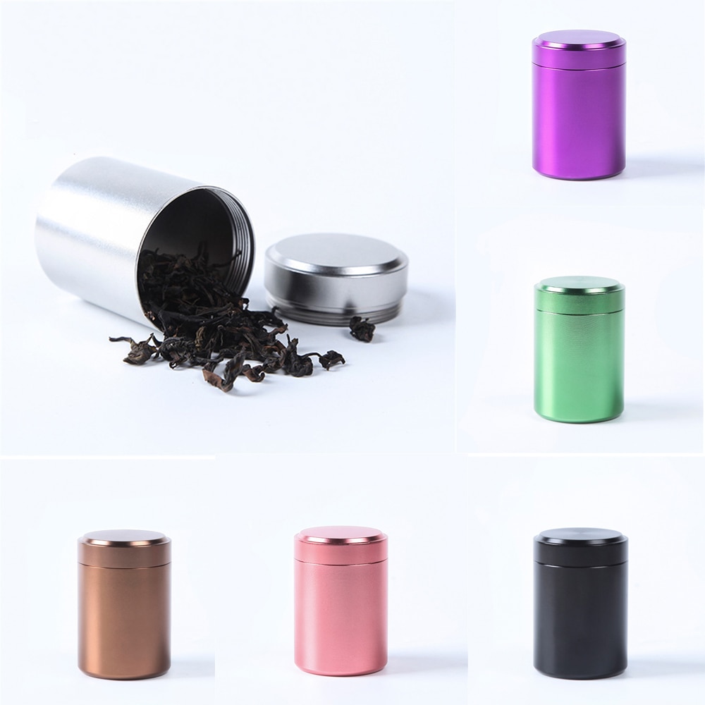 Aircraft Aluminum Airtight Stash Jar 1.3 Inches Multi-Use Vacuum Seal ...