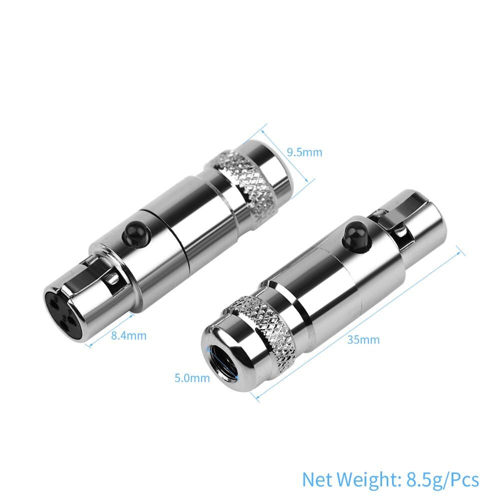 XLR 3 Pin Microphone Audio Connector Metal Mini XL... – Vicedeal