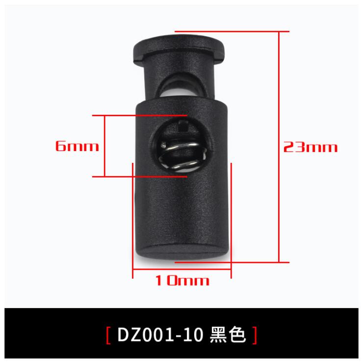 500Pcs Plastic Zwart Koord Lock Spring Sluiting St... – Grandado