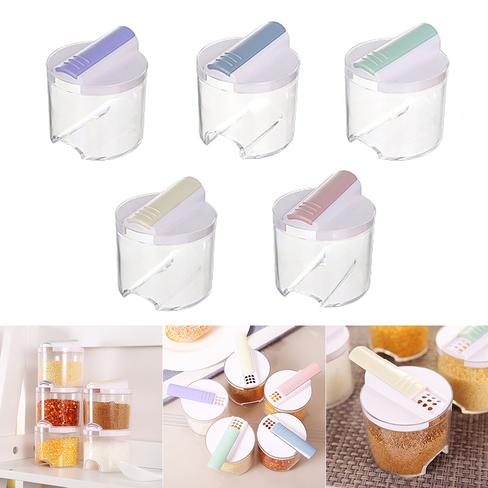 5Pcs/Set Transparent Seasoning Cans Kitchen Spice ... – Grandado