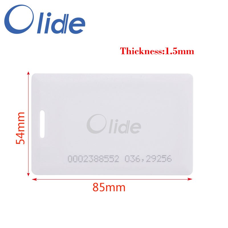 Id-kaart Frequentie 125 KHZ Timecard, Toegangscont... – Vicedeal