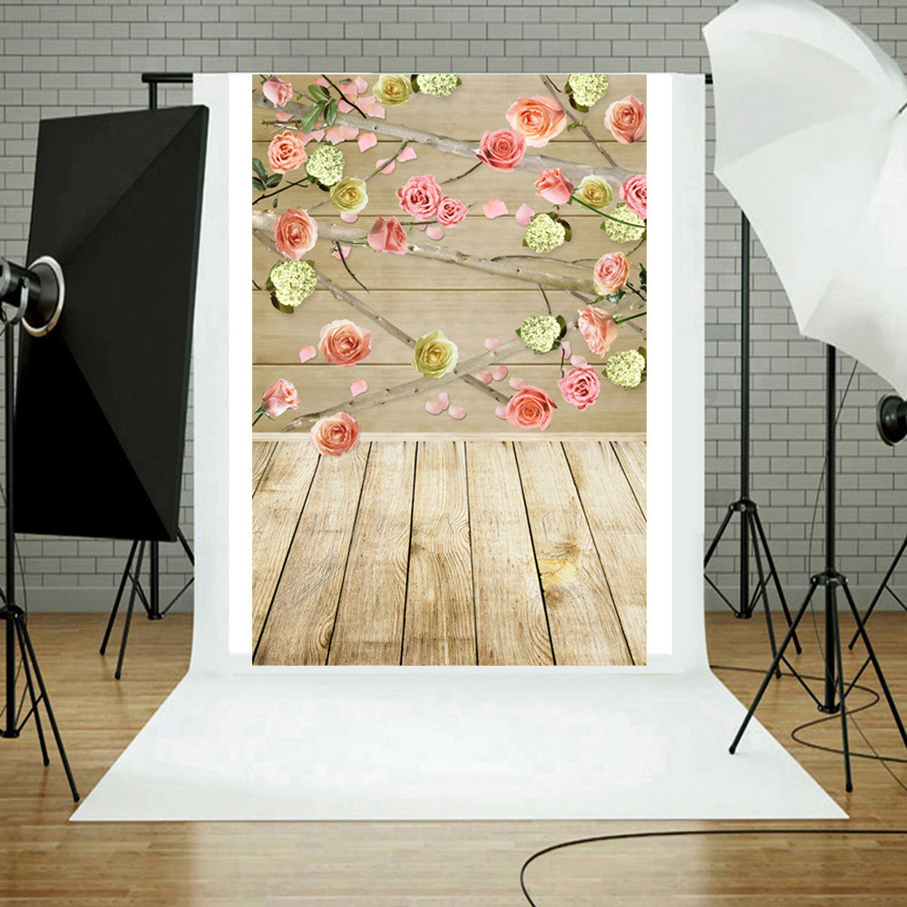 1.5x2.1m Vinyl Wooden Wall Photograph Back Decor W... – Grandado