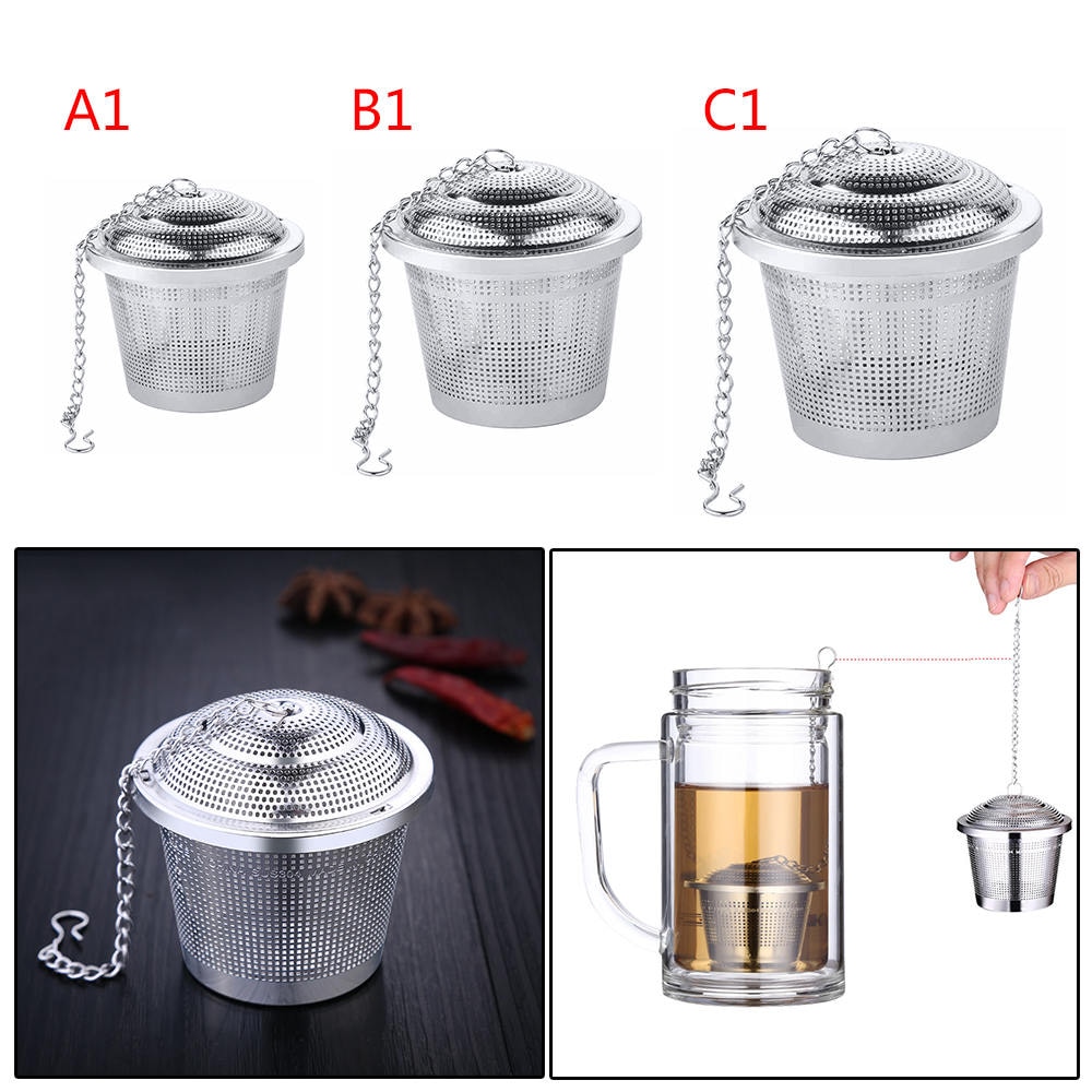 Edelstahl Tee-ei Mehrweg Mesh Tee Sieb Feine Teeka... – Vicedeal