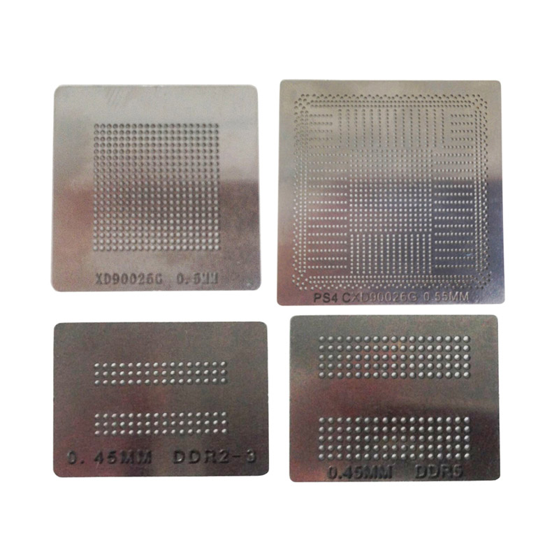 4pcs/set BGA reballing stencils 0.60mm 0.55mm 0.45... – Grandado