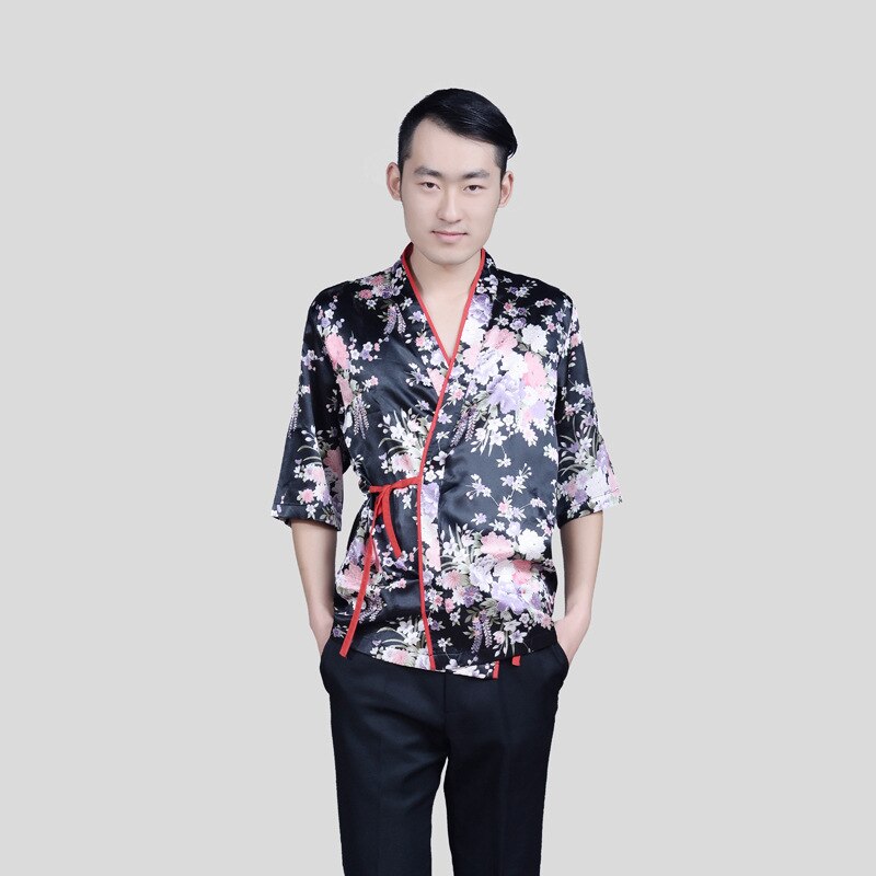 Japanese Style Chef Cooking Uniforms Printed Half ... – Vicedeal