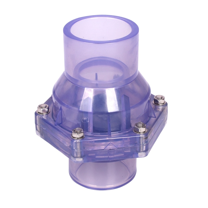 ID 40 50 63mm Hi Transparent UPVC Flap Check Valve... – Grandado