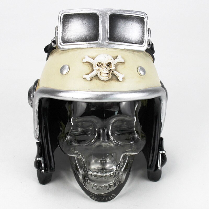 Skull With Pilot Helmet Fighter Jet Airplane Pilot... – Grandado