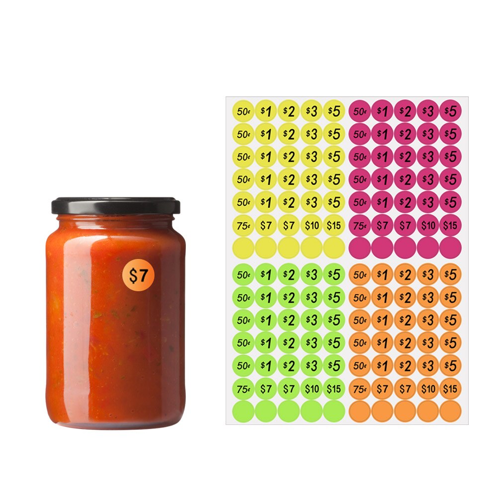 10 Vel Prijzen Stickers Dollar Stickers Zelfkleven... – Vicedeal