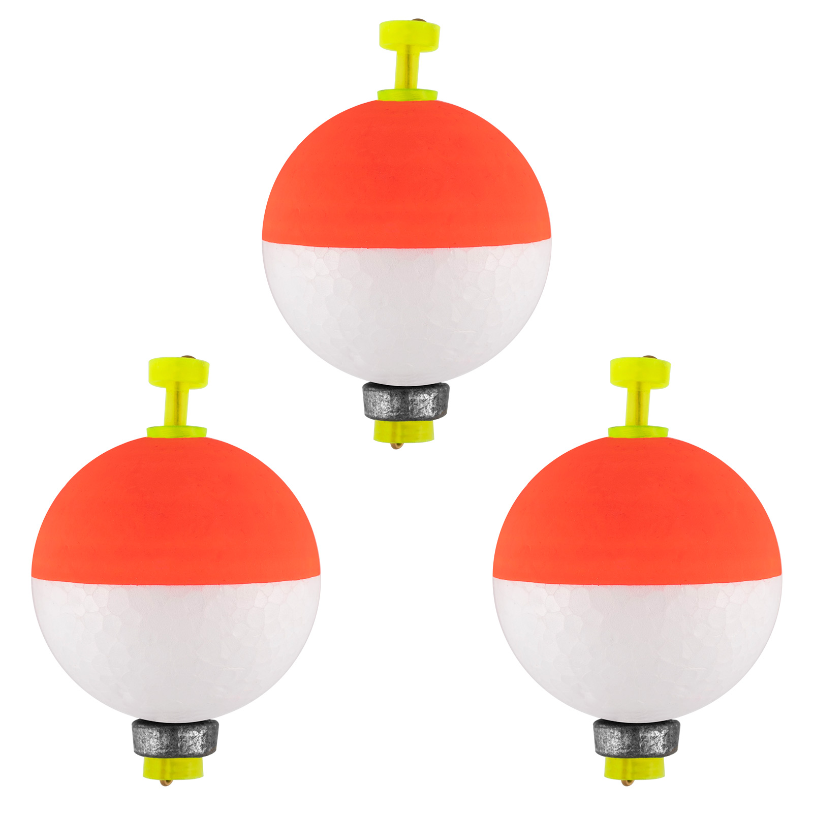5pcs Fishing Foam Float Weighted Round Shape Buoy ... – Grandado
