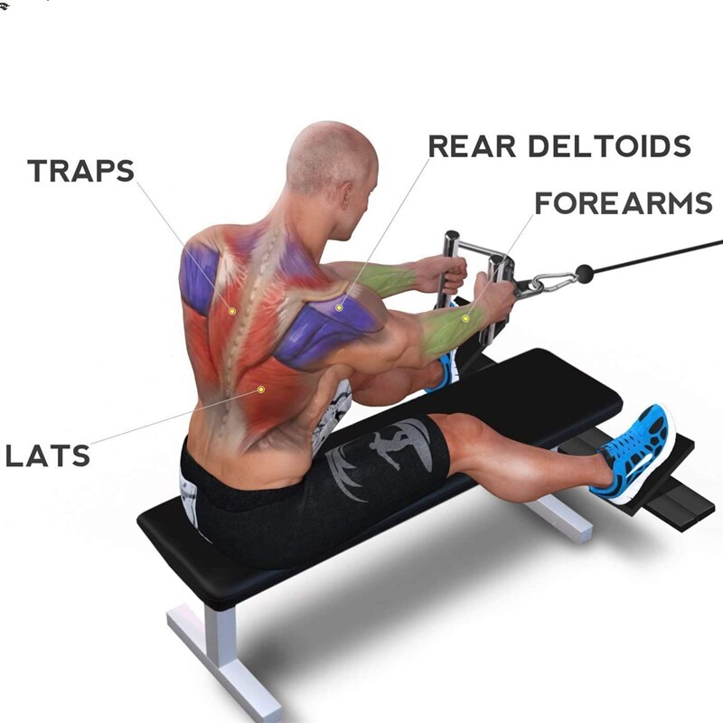 Gym Lat Bar Zware Roeien V Handvat Fitness Pull Do... – Vicedeal