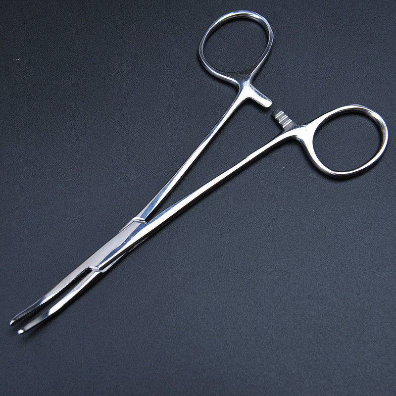 Stainless steel hemostatic forceps straight elbow ... – Grandado
