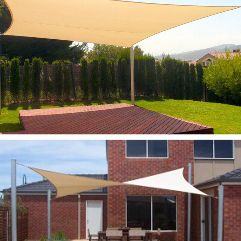 Imperméable à l'eau soleil abri Triangle parasol P... – Grandado