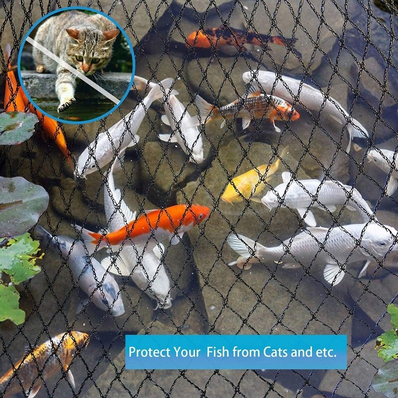 Black Heavy Duty Pool and Pond Nets Leaf Nets Bird... – Grandado