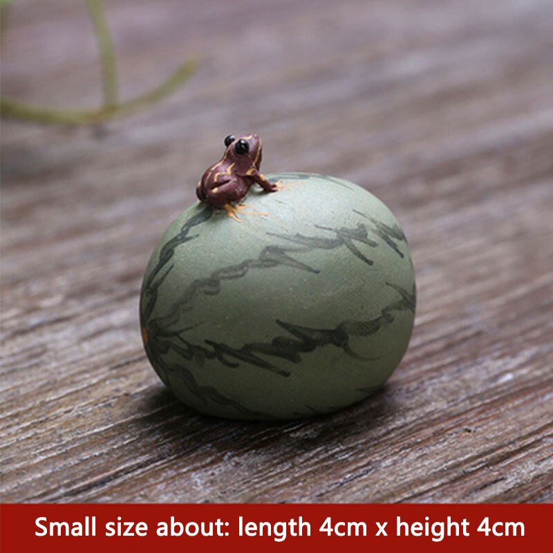 Ceramic Frog Tea Pet Cute Tea Set Ornaments Tea Se... – Vicedeal