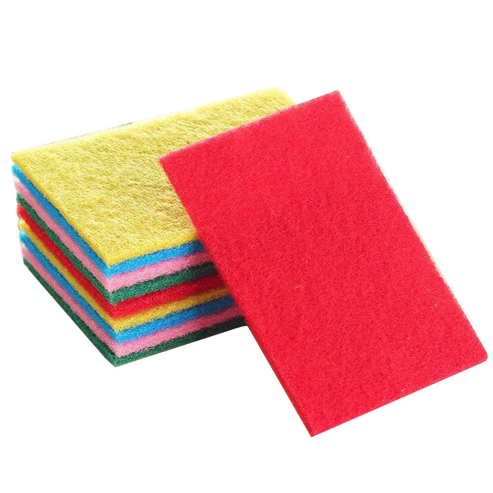 10pcs Scourer Dish Pad Cloth Cleaning Wiper Rags f... – Vicedeal