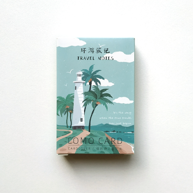 28 Pcs/Set Travel Notes Lomo Card DIY Hand Painted... – Grandado