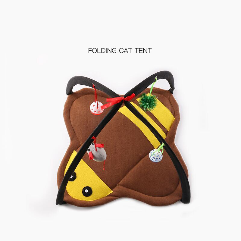 Foldable Pet Cats Bed Mobile Playing Tent Kitten A... – Grandado