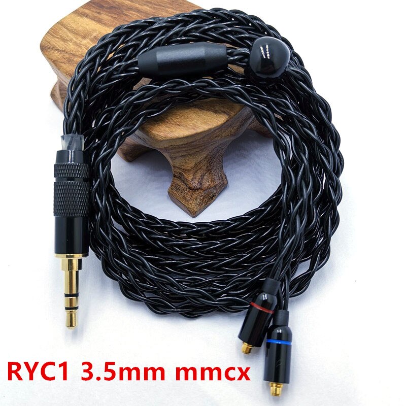 RY-C1 1.2M Diy Vervanging Mmcx Kabel 3.5Mm Verzilv... – Grandado