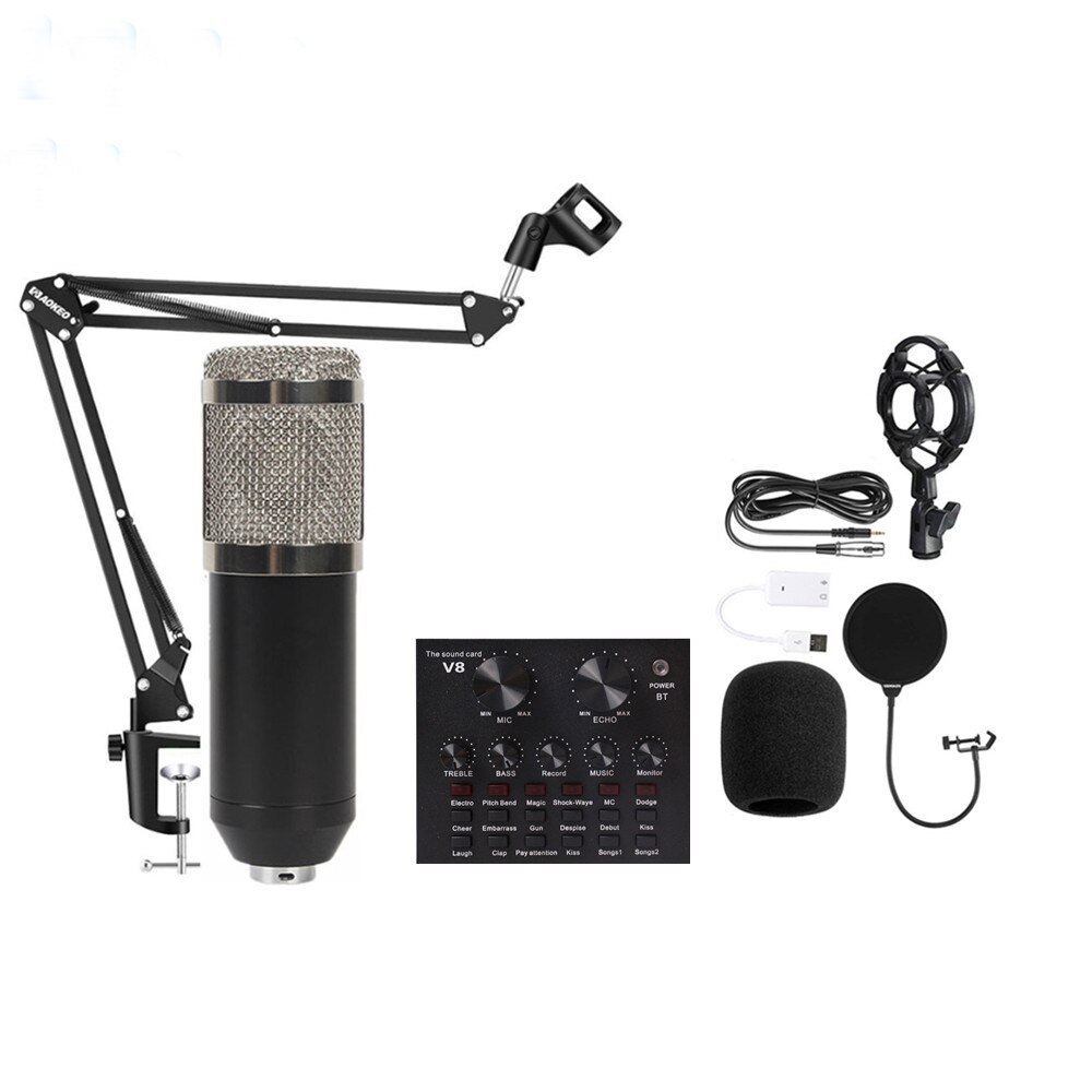 Professionele BM800 Condensator Microfoon Kit Voor... – Grandado